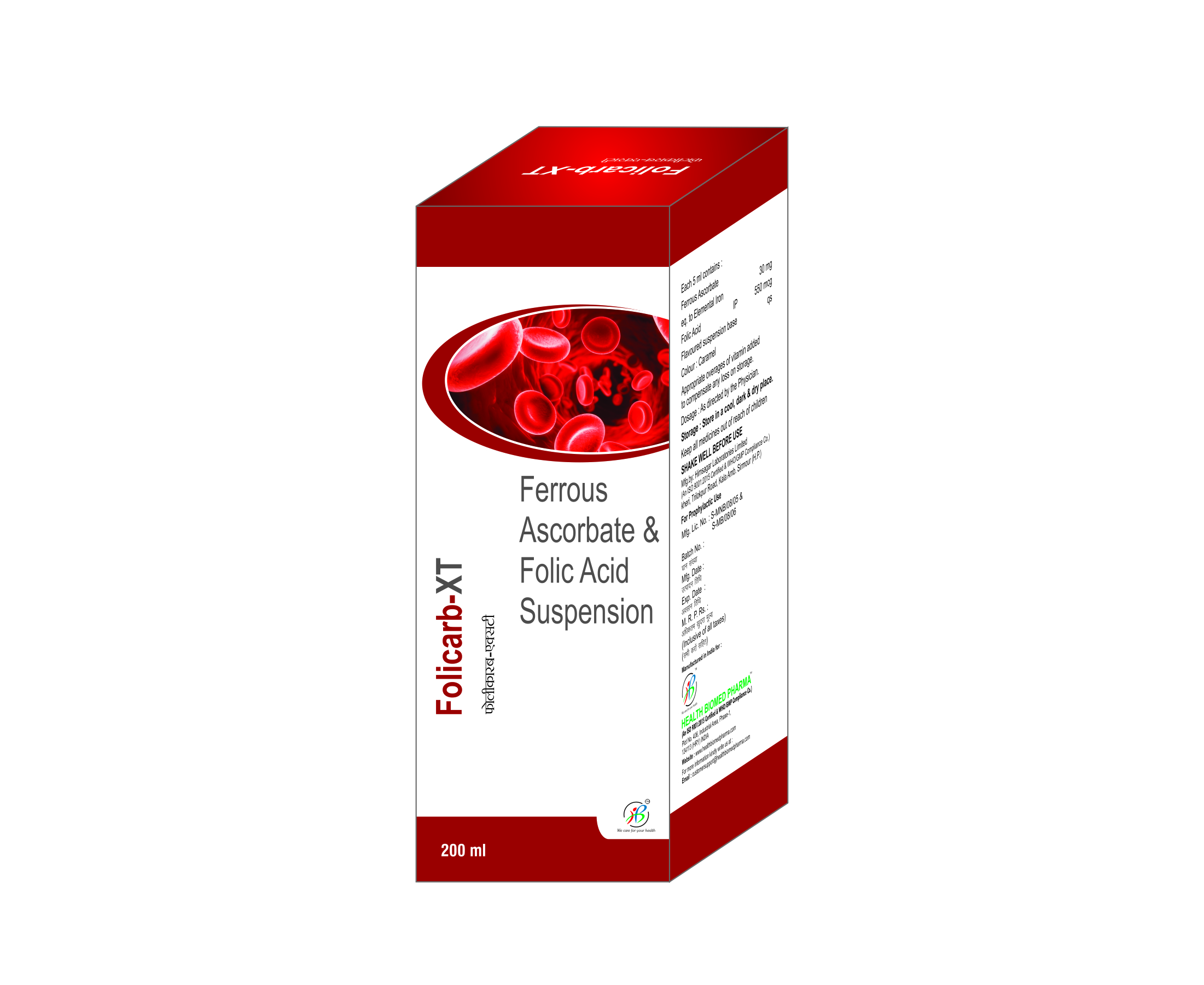 FOLICARB- XT 200ml ( In Drug) – Health Biomed Pharma